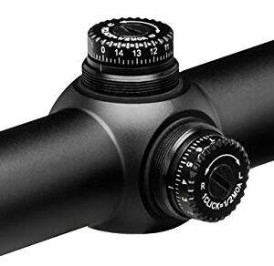 Vortex Optics Crossfire II 1-4x24, 30mm Tube, SFP Riflescope - V-Brite Reticle (MOA) with Sport Cantilever 30mm Mount - 2-Inch Offset