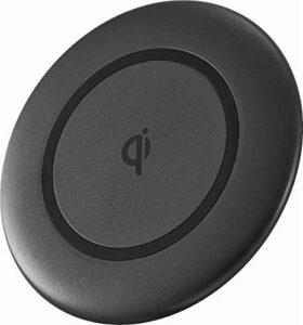 insignia 10w qi certified wireless charging pad for iphone/android - black - model: ns-mwpc10cu