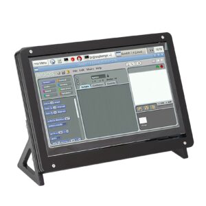 ashata 7in 1024 * 600 hdmi display case with plastic bracket screen case for, case holder for