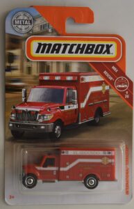 matchbox rescue series international terrastar 9/20, red