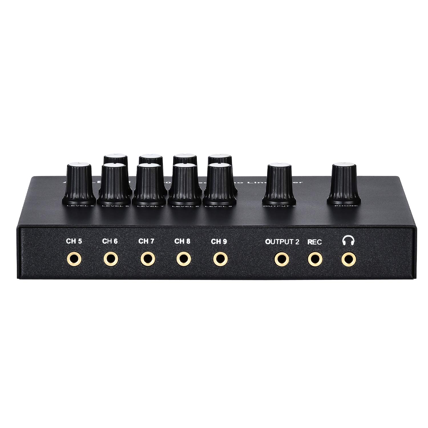 ANLEON MX400 Low-Noise 4-Channel Mono Line Mixer for guitars bass keyboards mix and 5-Channel Stereo Mixer