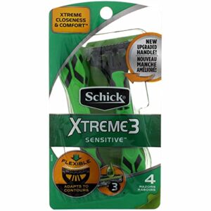 schick xtreme 3 men sensitive (pack of 2)