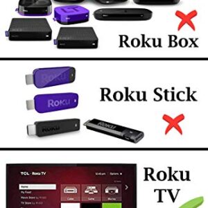 Hisense Roku TV Remote w/Volume Control & TV Power Button for All Hisense Roku built-in TV❌ NOT FOR other brand Roku TV ❌NOT FOR Roku Player (box) ❌NOT FOR Roku Stick!!