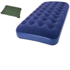 zaltana twin size air mattress(size:73"x38"x7.5") with inflatable pillow (amn+pl1)