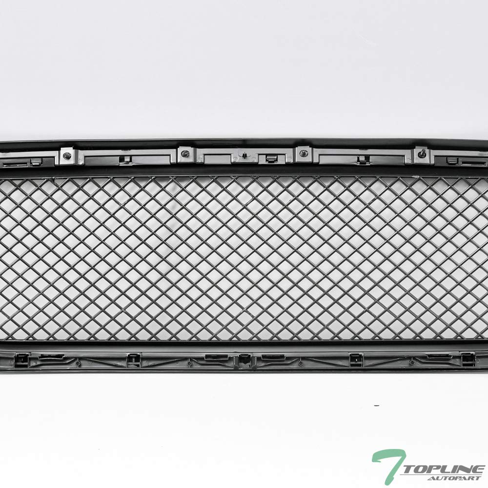 Matte Black Mesh Front Hood Bumper Grill Grille Guard ABS Compatible With 04-08 Ford F150