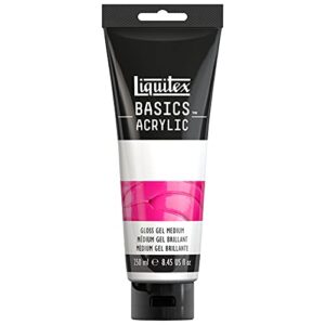 liquitex basics gloss gel medium, 250ml (8.4oz) tube