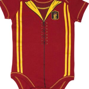 Warner Bros. Harry Potter Baby Boys' 5-Pack Bodysuits Hogwarts Gryffindor (3-6 Months)