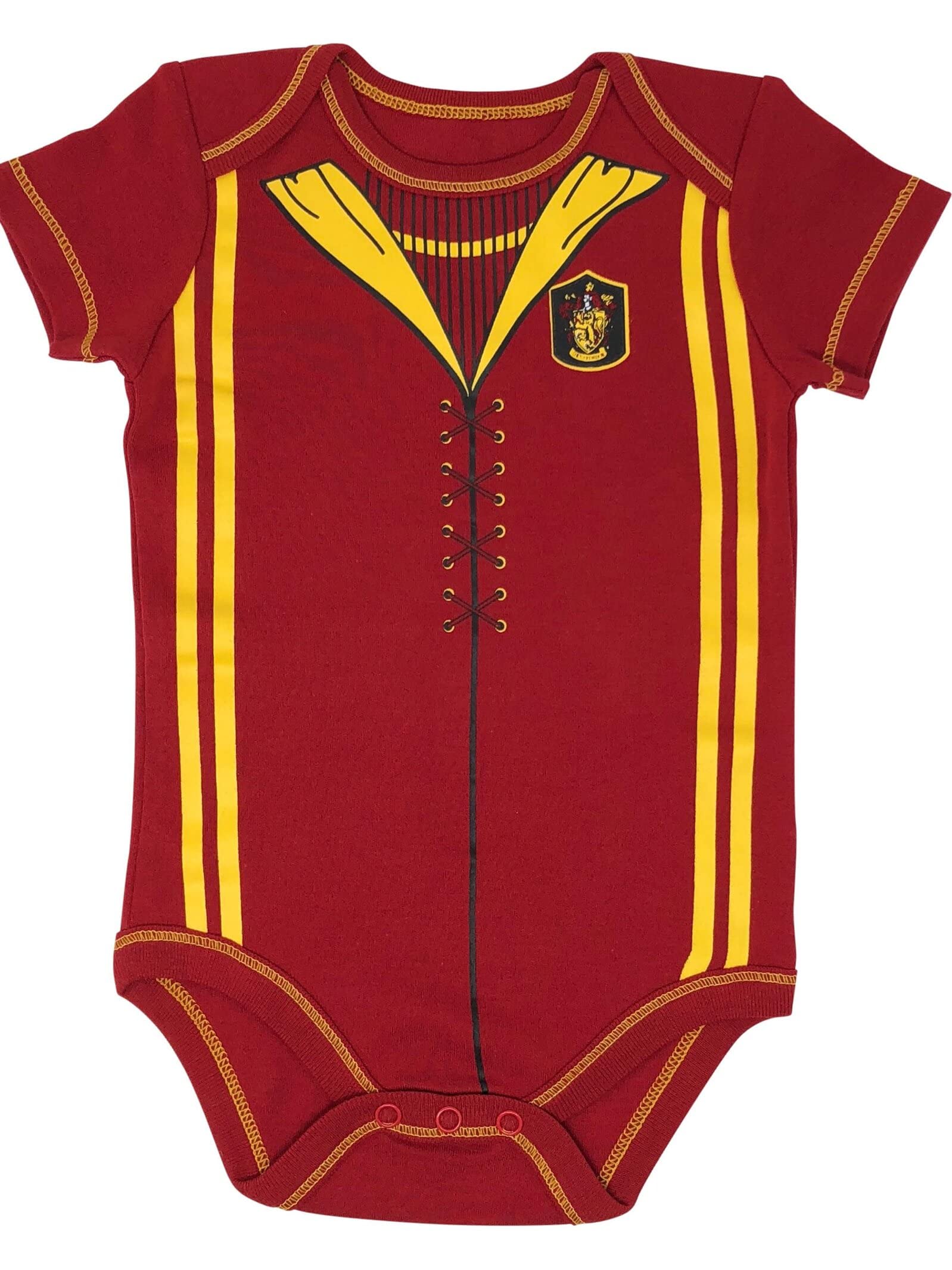 Warner Bros. Harry Potter Baby Boys' 5-Pack Bodysuits Hogwarts Gryffindor (3-6 Months)