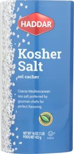 haddar, kosher salt, 16 oz