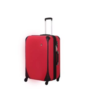 mia toro carriera hard side 25 inch spinner, red, one size