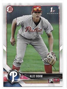 2018 bowman draft #bd-25 alec bohm