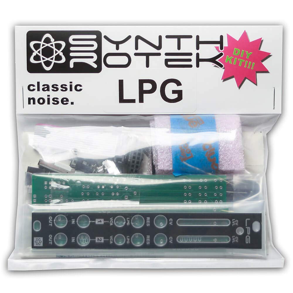 Synthrotek LPG DIY Kit - Dual Low Pass Gate Eurorack Module/VCA Kit