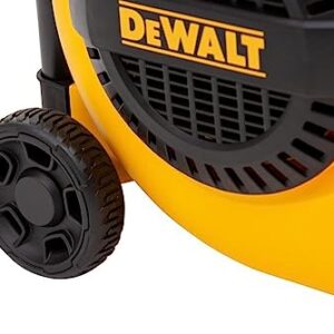 DEWALT 3/4 HP Air Mover, 3 Speed MAX 1800 CFM Floor Fan, Portable Utility Blower Fan, DXAM-2818 Yellow