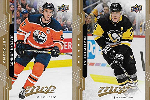 2018 2019 Upper Deck MVP Hockey Series Factory Sealed 250 Card Set Including 50 High Series Shortprints and a Bonus Pack containing Eastern Stars, Western Stars and Rookie Star Formations