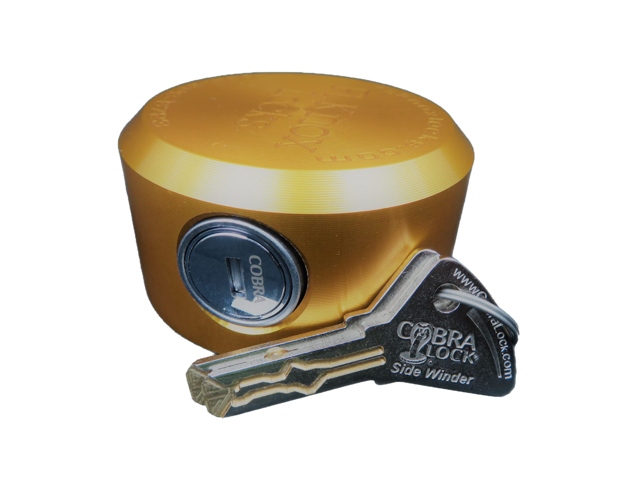 Bulldog Sliding Collar Coupler Lock Includes Cobra-Sidewinder puck lock- BOLT CUTTER PROOF!!!