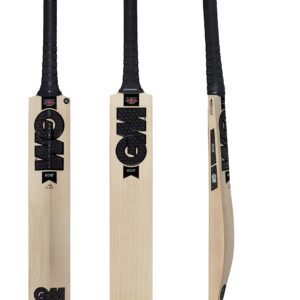 Gunn & Moore Gm Noir Signature English Willow Cricket Bat, Full Size - Short Handle (Includes Extra Gm Bat Grip)