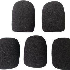 5 Pack Foam Cover, Handheld Microphone Windshield, Professional Microphone Soft Foam Cover, Microphone Windproof Sponge, Windshield, Microphone Cover,Windscreens