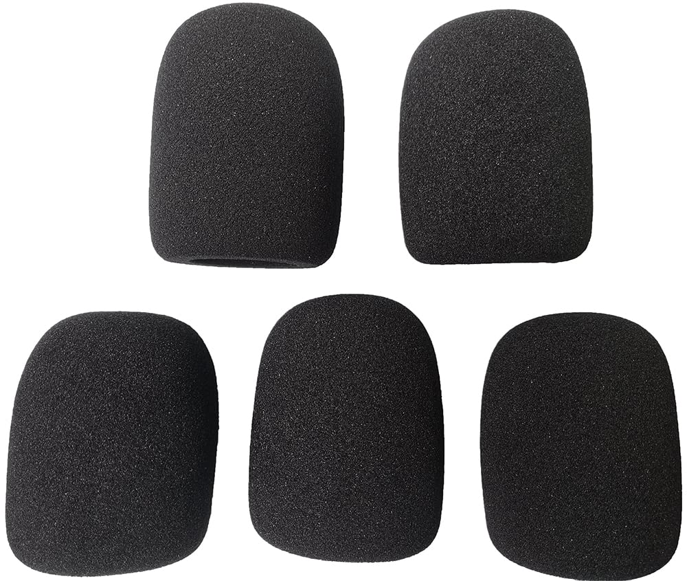 5 Pack Foam Cover, Handheld Microphone Windshield, Professional Microphone Soft Foam Cover, Microphone Windproof Sponge, Windshield, Microphone Cover,Windscreens