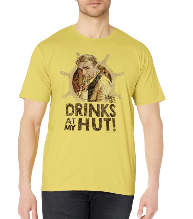 Gilligan's Island Mr. Howell Drinks T-Shirt