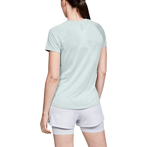 Under Armour Women's UA Qualifier HexDelta Short Sleeve LG Green