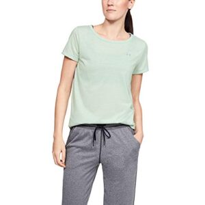 under armour whisperlight short-sleeve shirt, atlas green (189)/metallic silver, xx-large