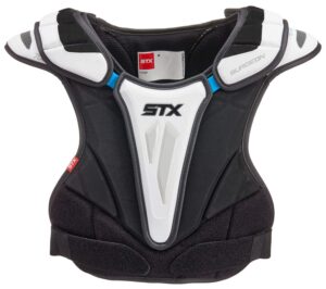 stx lacrosse surgeon 700 shoulder pad, large, white