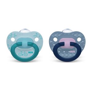 nuk orthodontic pacifiers, boy, 18-36 months, 2-pack