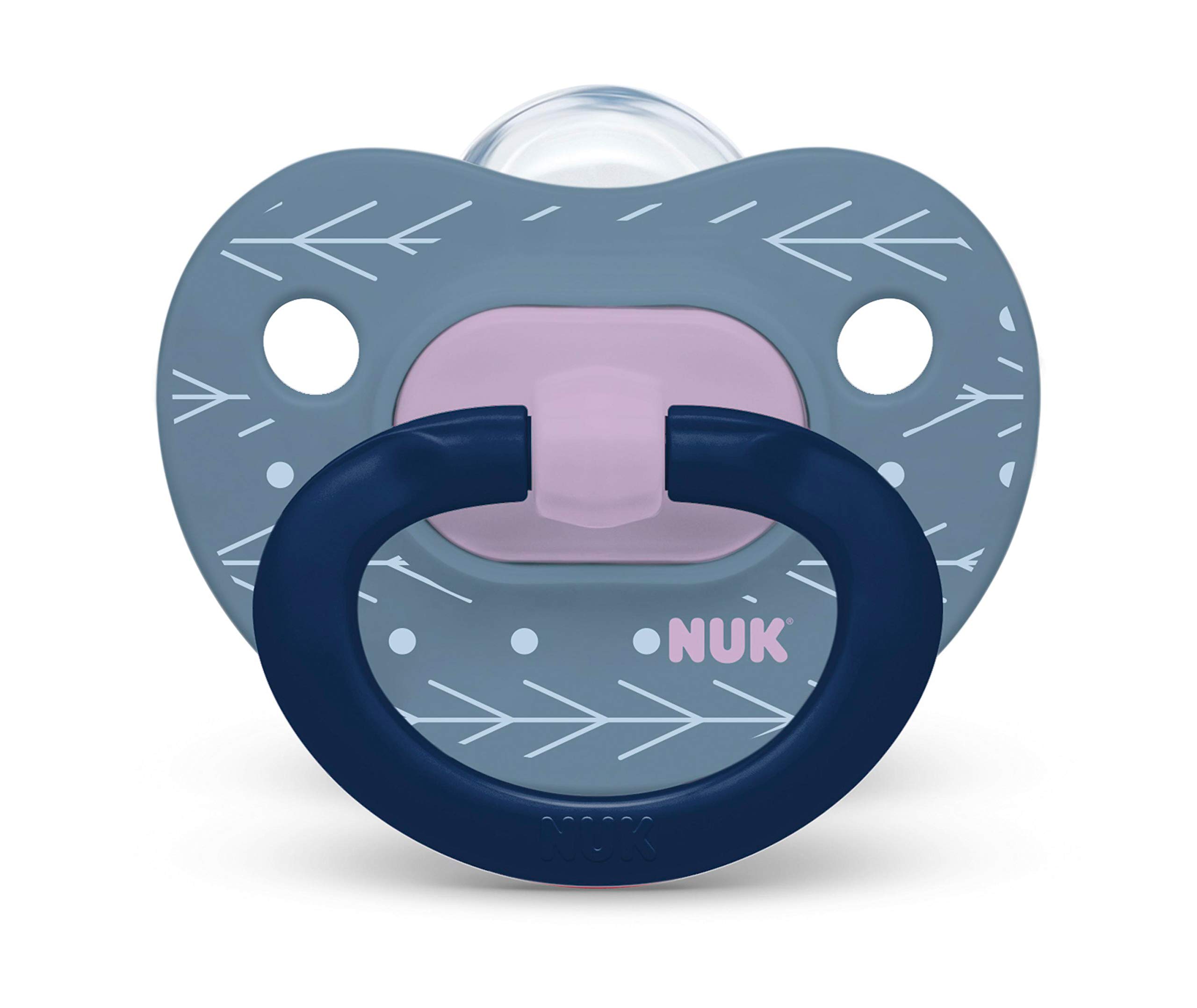 NUK Orthodontic Pacifiers, Boy, 18-36 Months, 2-Pack