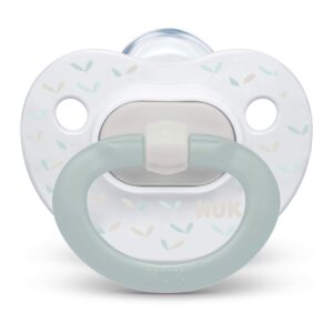 NUK Orthodontic Pacifier Value Pack, Boy, 0-6 Months (Pack of 3)