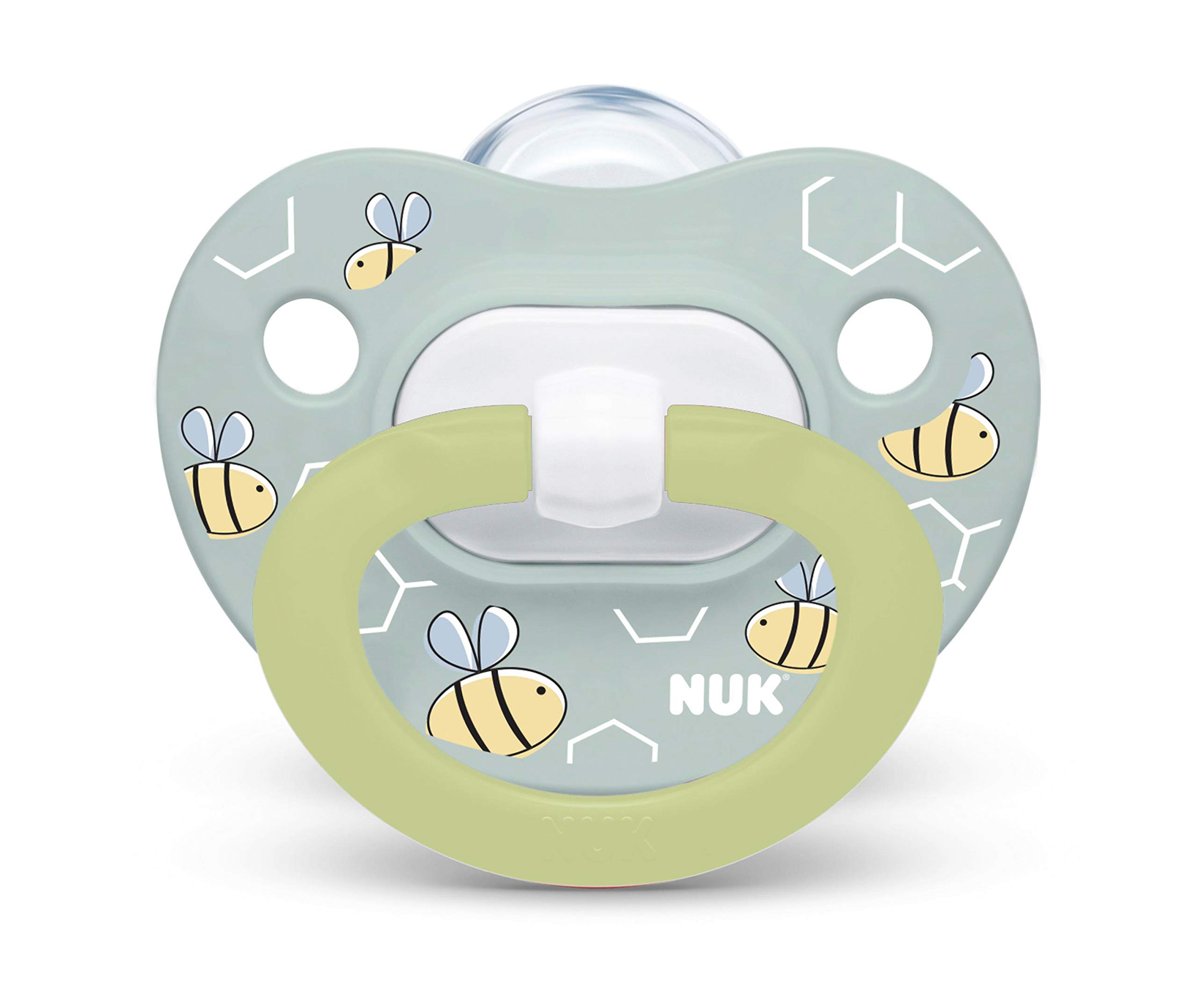 NUK Orthodontic Pacifier Value Pack, Boy, 0-6 Months (Pack of 3)