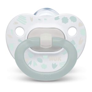 NUK Orthodontic Pacifier Value Pack, Boy, 0-6 Months (Pack of 3)