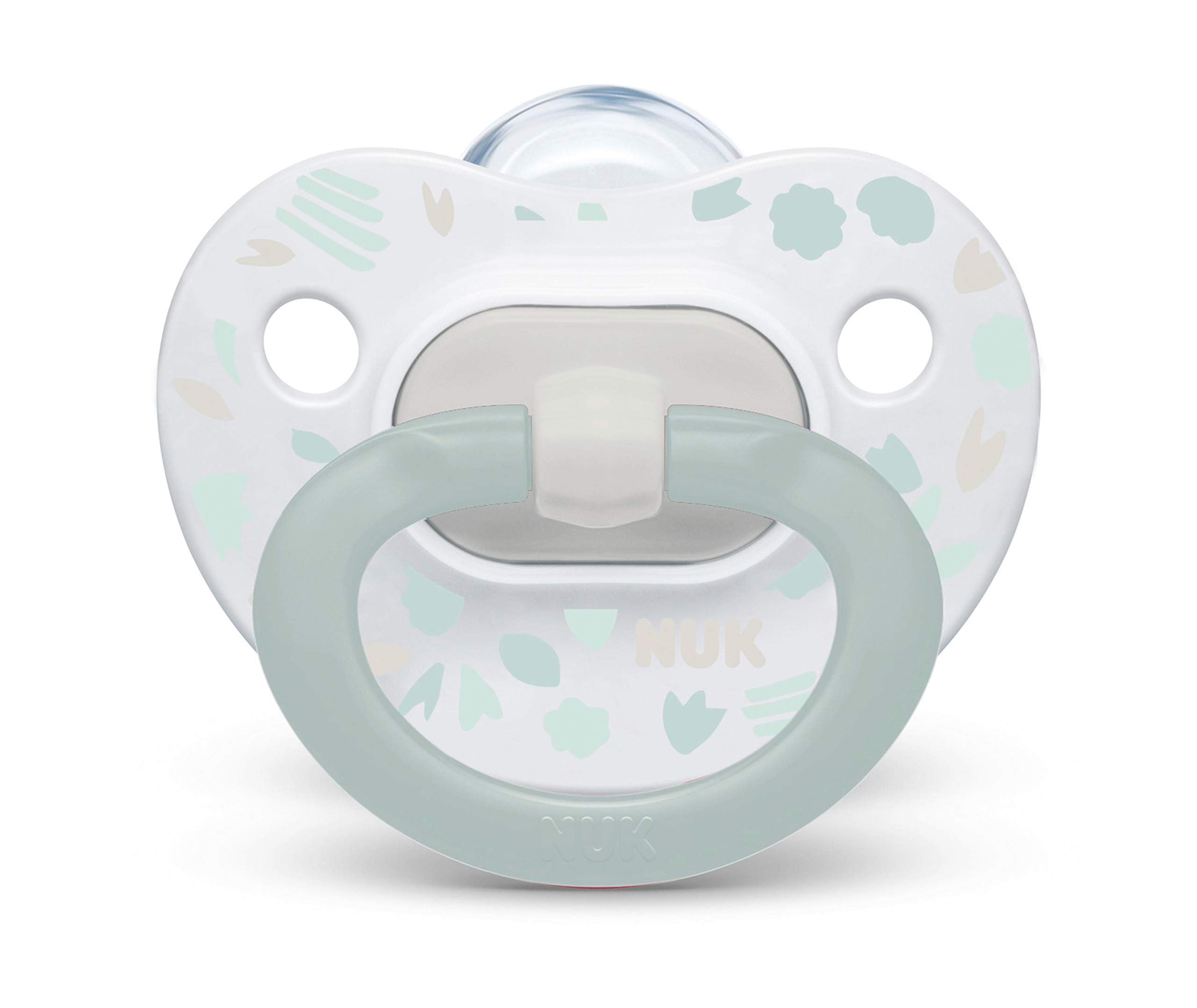 NUK Orthodontic Pacifier Value Pack, Boy, 0-6 Months (Pack of 3)