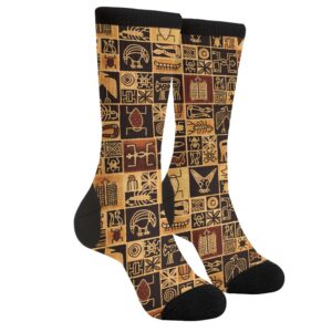 african egyptian culture novelty socks for women & men one size