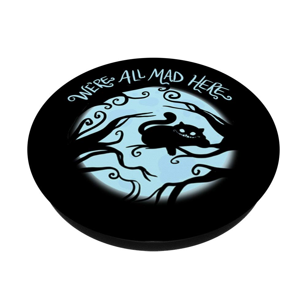 Cheshire Alice Cat We're All Mad Here Wonderland PopSockets PopGrip: Swappable Grip for Phones & Tablets