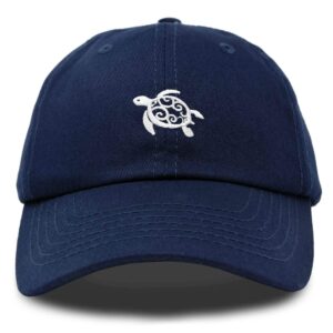 dalix turtle hat nature womens baseball cap in navy blue