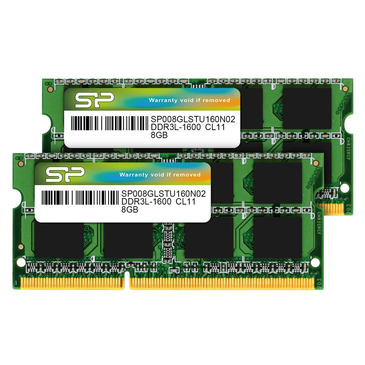 Silicon Power Hynix IC Compatible for Apple DDR3 DDR3L 16GB (2x8GB) RAM 1600MHz (PC3 12800) 204 pin CL11 1.35V Non ECC Unbuffered SODIMM Laptop Notebook Memory RAM Module Upgrade