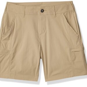 ExOfficio Women's Nomad Short 7'', Tawny, 0