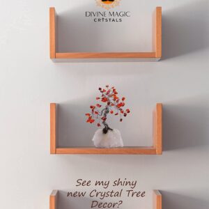 Divine Magic Carnelian Healing Good Luck Money Tree Abundance Home Decor Decoration Crystal Tree Sculpture Gift Figurine Good Health Wealth