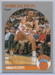 1990-91 nba hoops series 1 mark jackson menendez brothers rookie card # 205