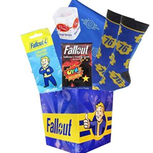 Fallout Series 3 Looksee Mini Box with Fallout 76 Socks, Trading Cards and More