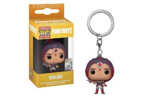 funko pop! keychain: fortnite - valor toy, multicolor