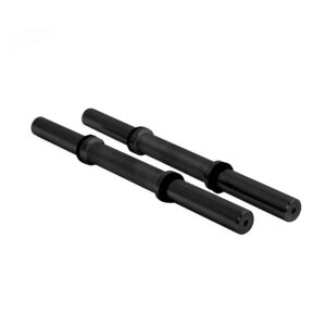 cap barbell pair of 14" regular dumbbell handles, black