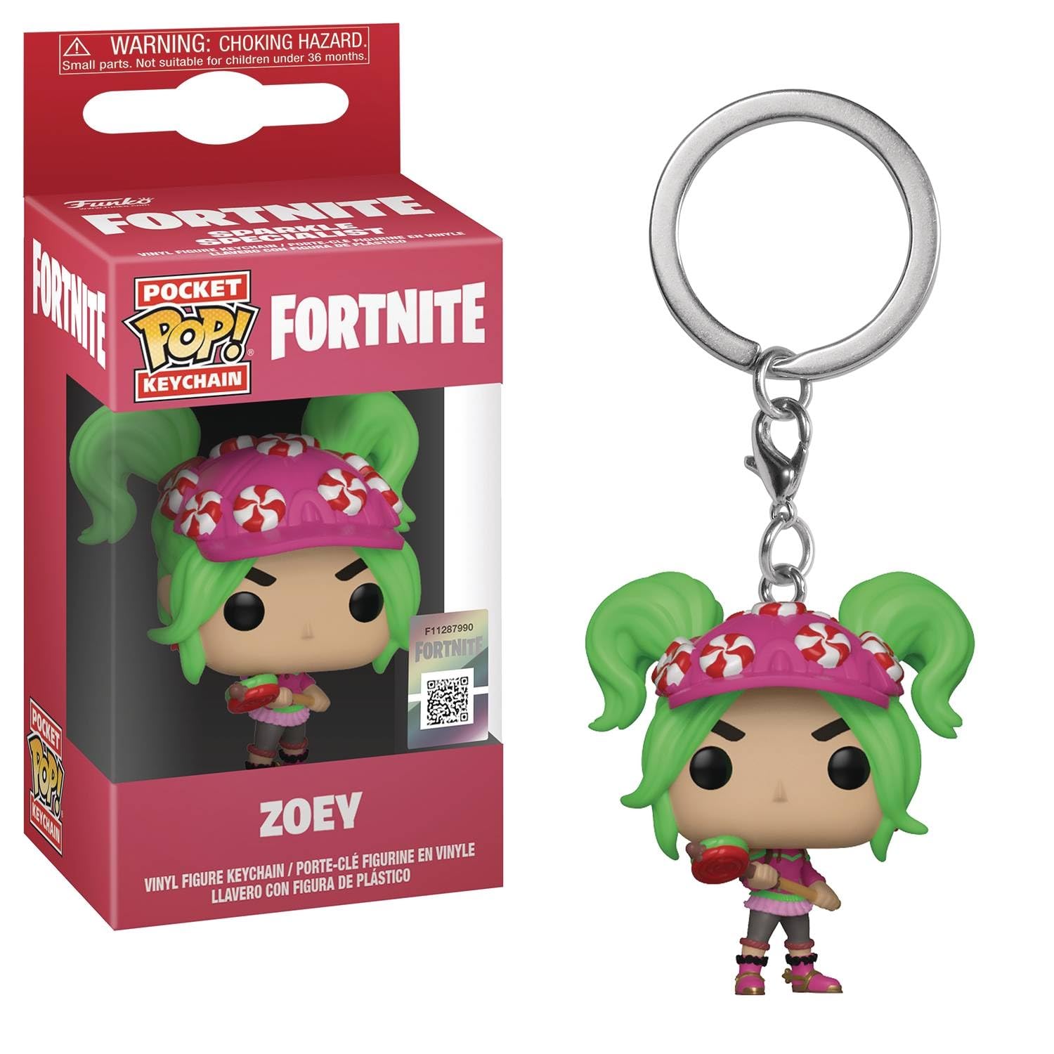 Funko Pop! Keychain: Fortnite - Zoey Toy, Multicolor