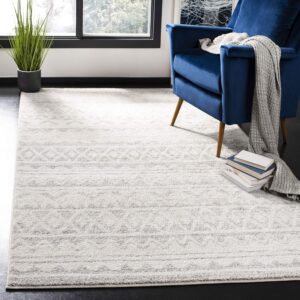 safavieh adirondack collection accent rug - 4' x 6', ivory & grey, moroccan boho distressed design, non-shedding & easy care, ideal for high traffic areas in entryway, living room, bedroom (adr119b)