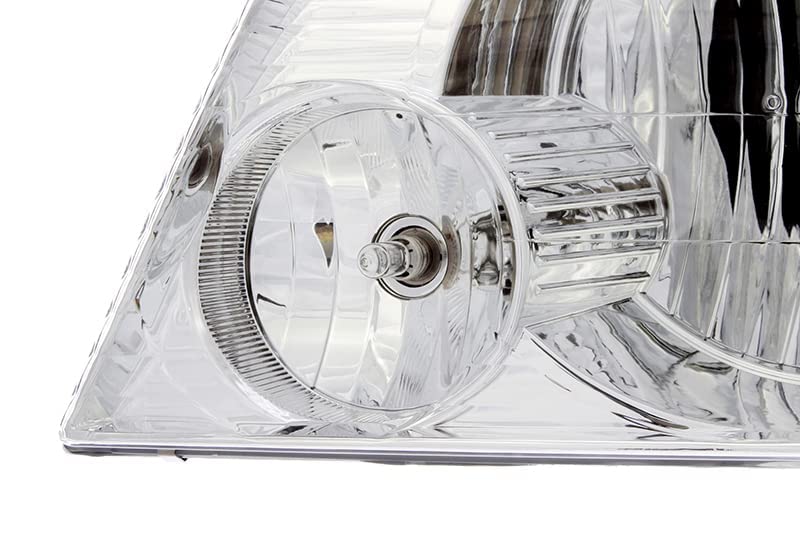 For Ford Explorer Headlights Lamps Set 2002 2003 2004 2005 Halogen Driver and Passenger Side