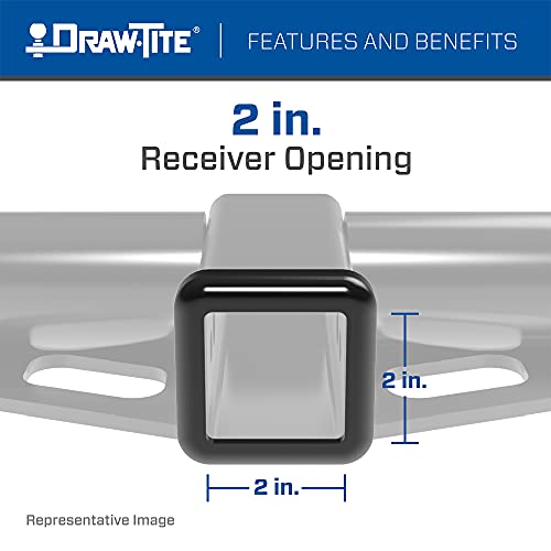 Draw-Tite 76253 Max-Frame Class III Receiver Trailer Hitch for Select 2019 and Newer Subaru Ascent, 2"