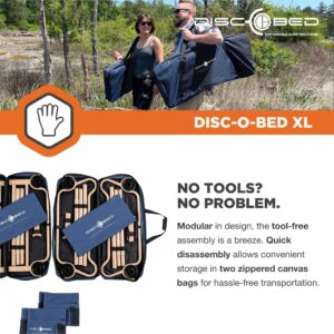 Disc-O-Bed Extra Large, with 2 Side Organizers, Navy