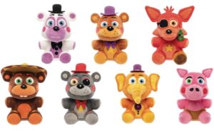 five nights at freddy's pizza simulator plush set of 7