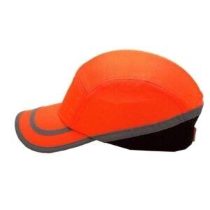 pyramex safety hp500 baseball bump cap, hi-vis orange