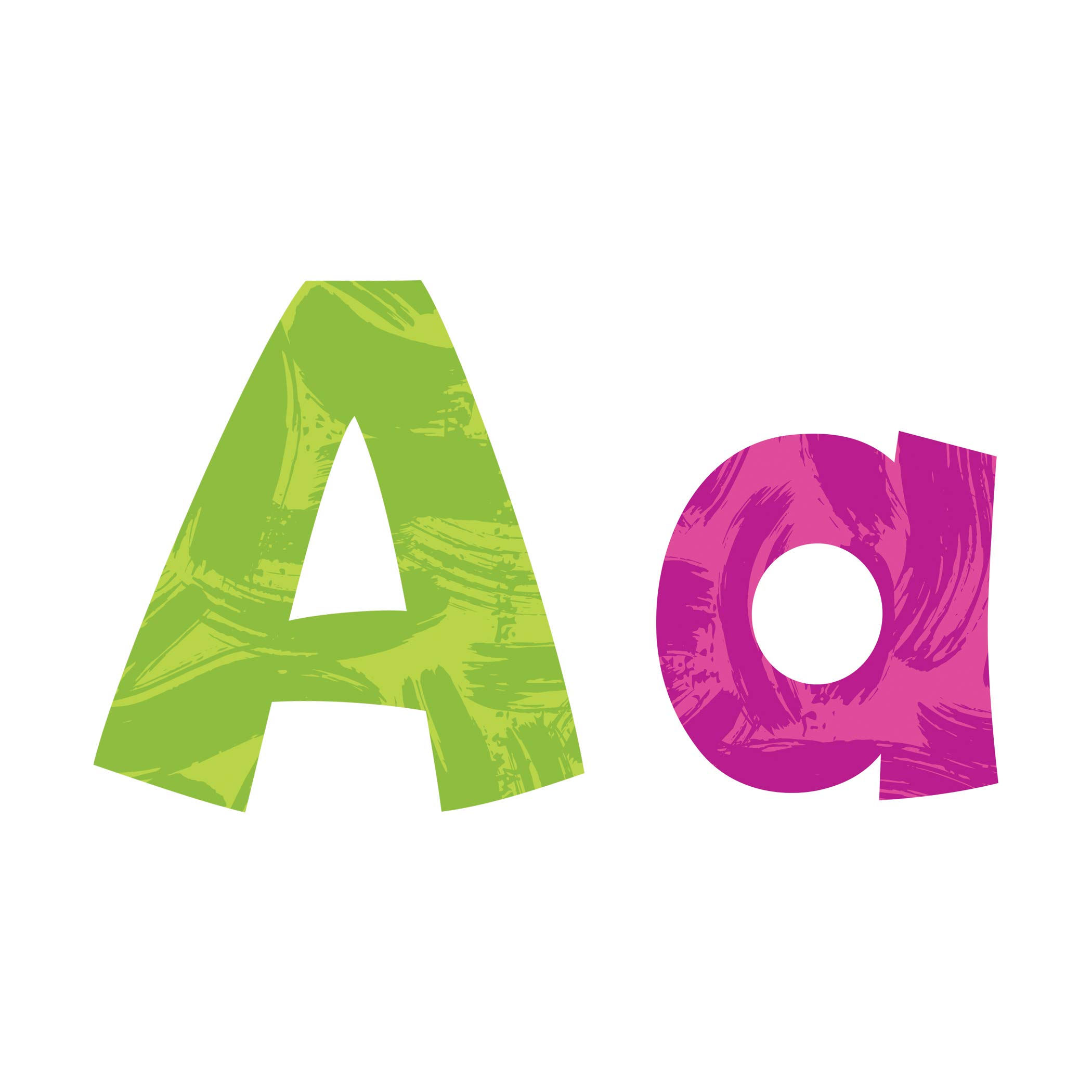 Paint Strokes 4" Playful Combo Ready Letters®